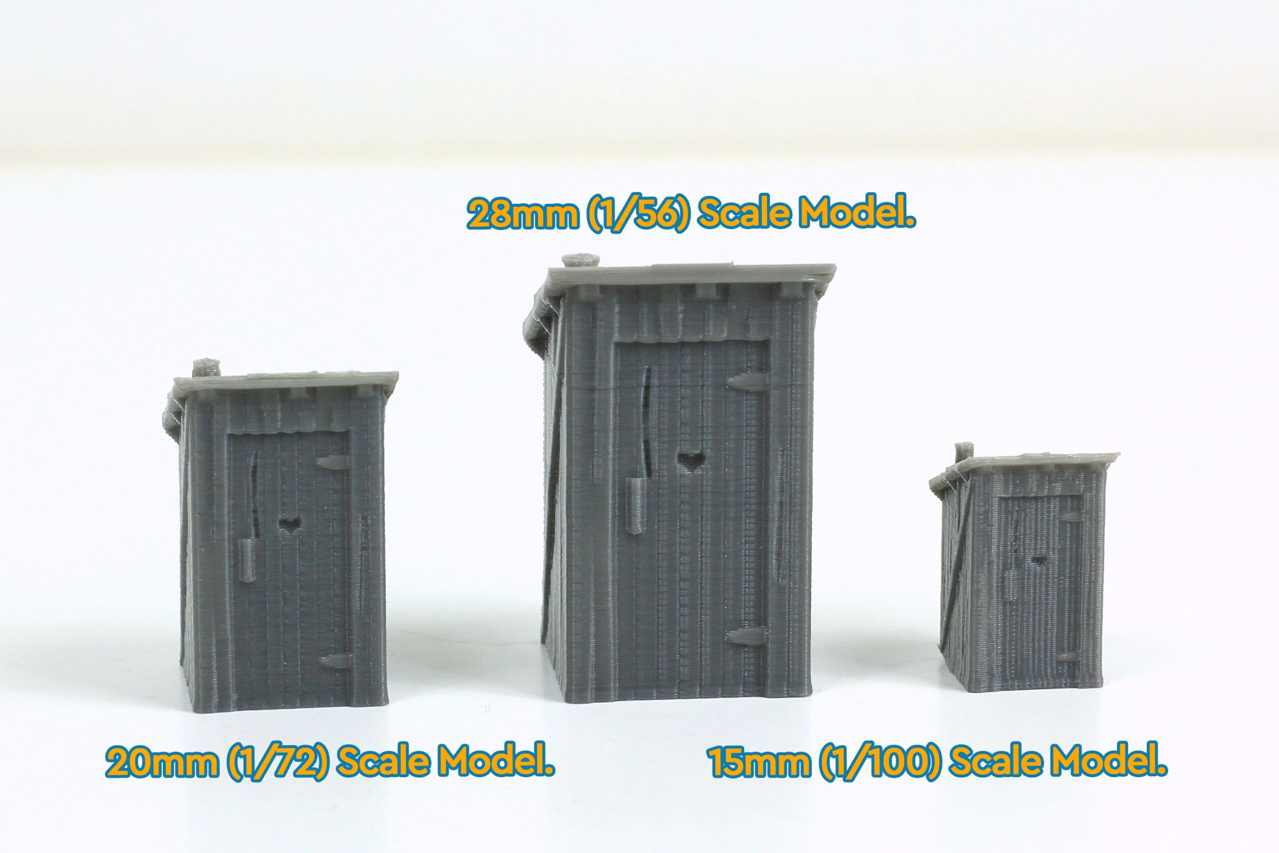 Rural Toilet by Patrick Miniatures - Wargaming3D