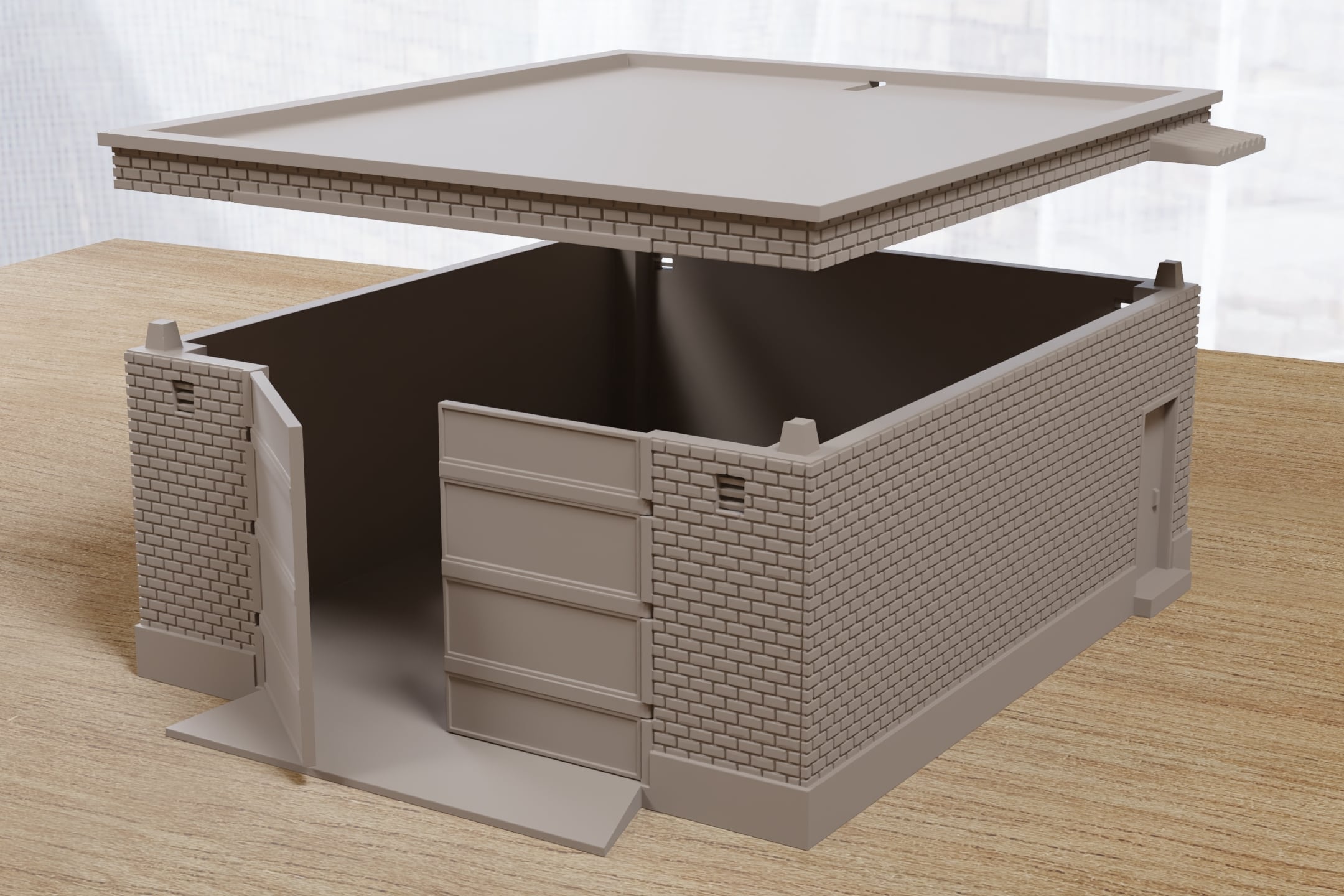 Soviet Workshop Garage - Zona Alfa Soviet Era Wargaming Terrain by ...