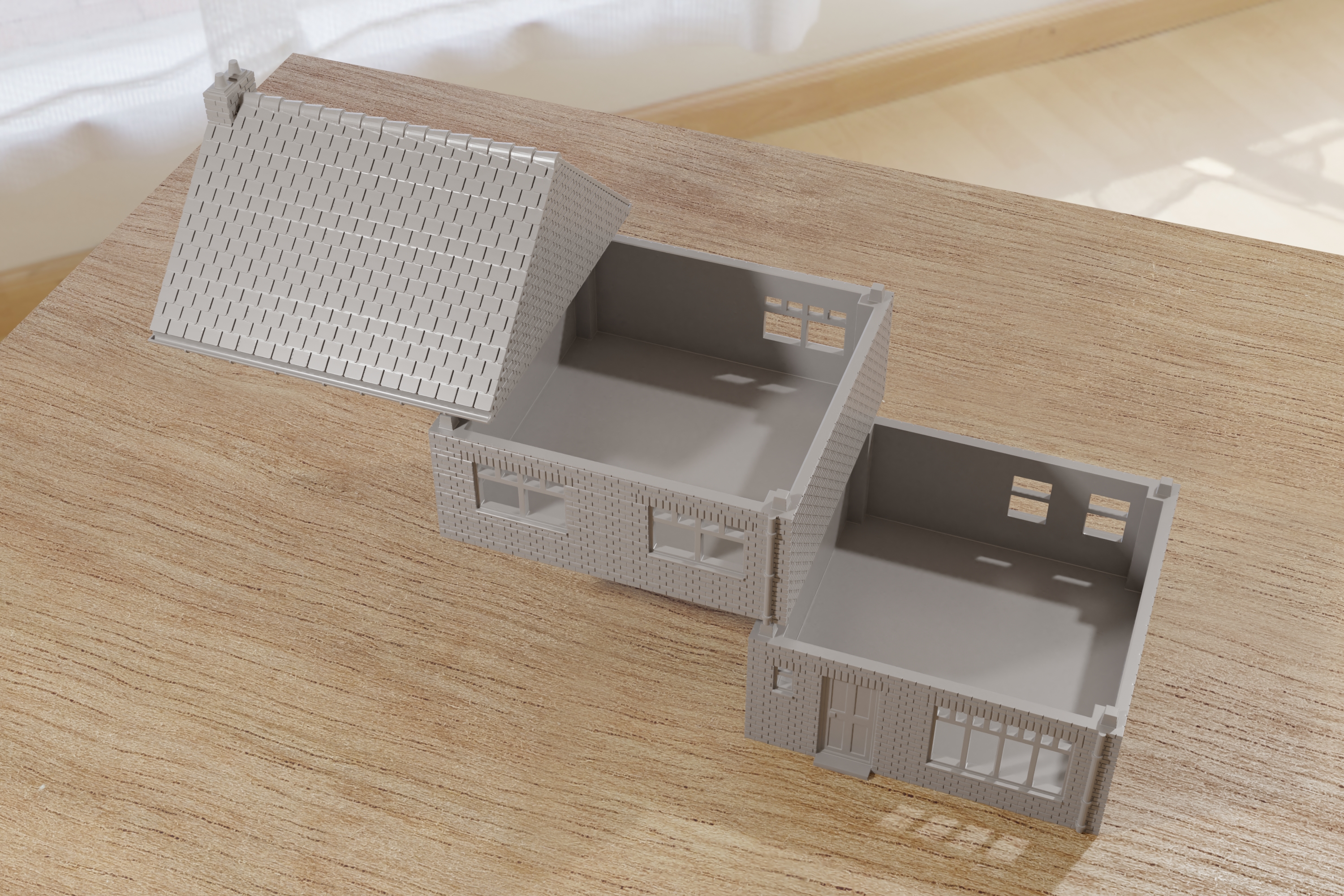 Dutch Terraced House (Rijtjeshuis) by Patrick Miniatures - Wargaming3D