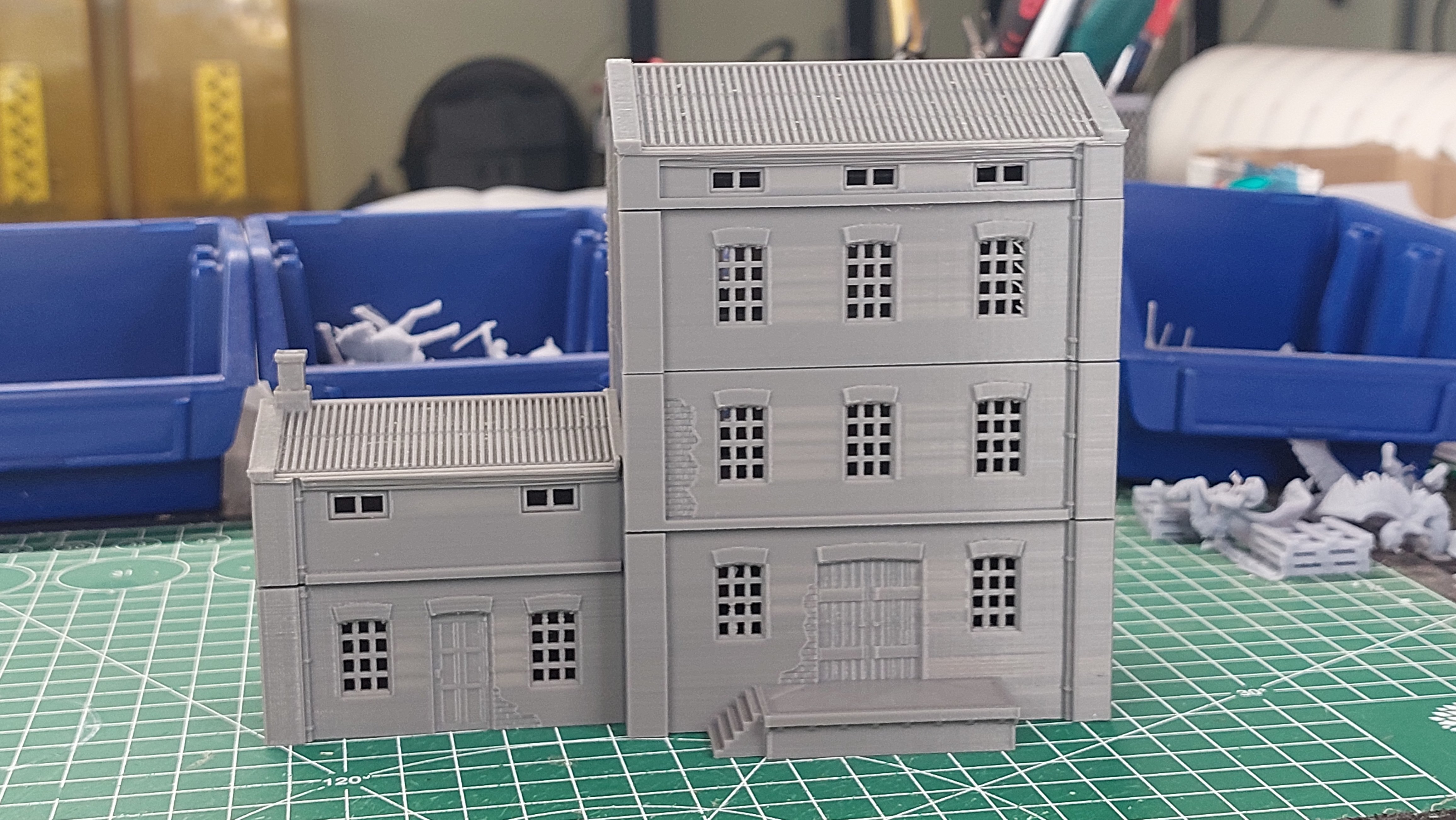 European Industrial Mill Building - WW2 Wargaming by Patrick Miniatures ...