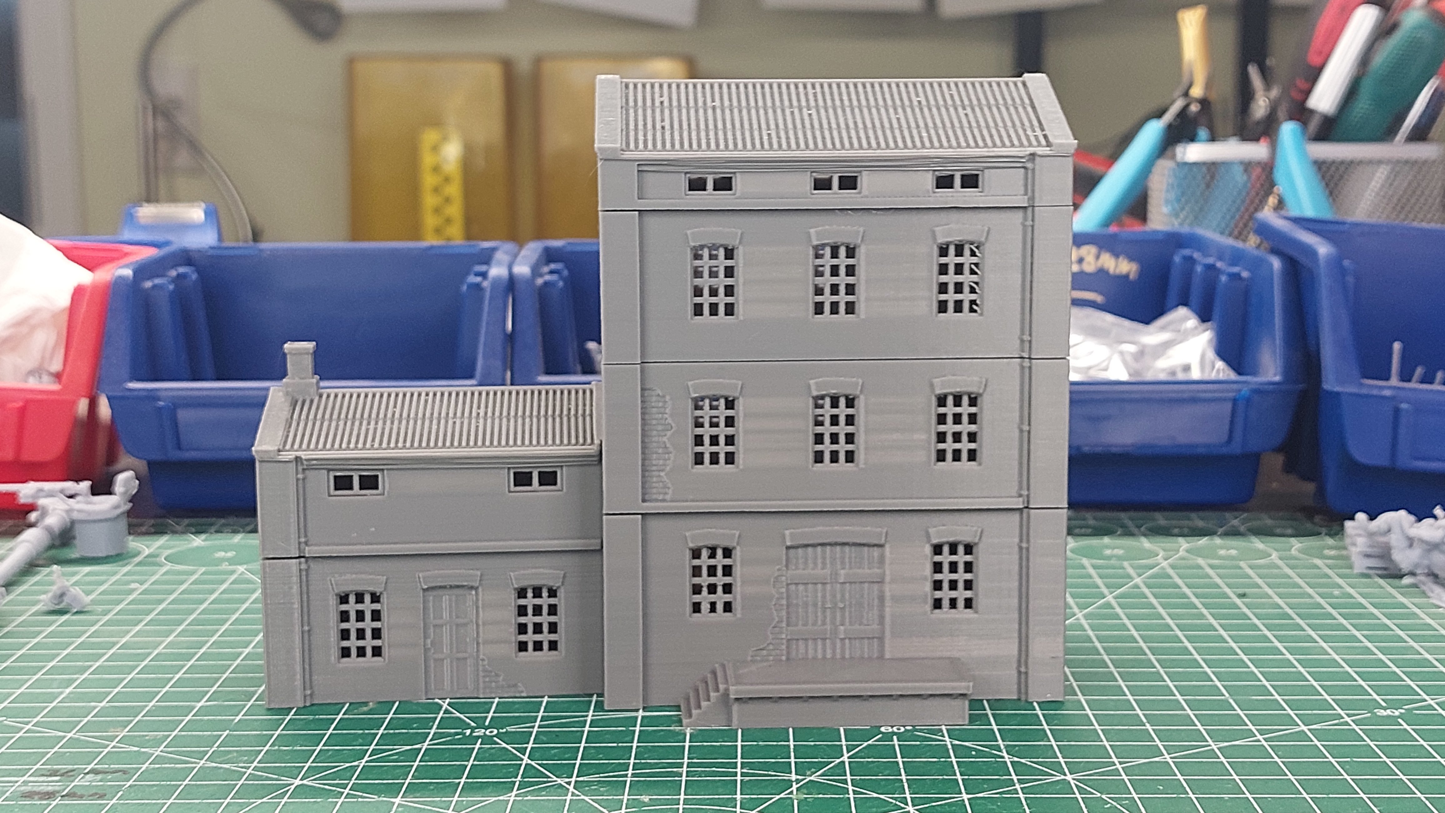 European Industrial Mill Building - WW2 Wargaming by Patrick Miniatures ...