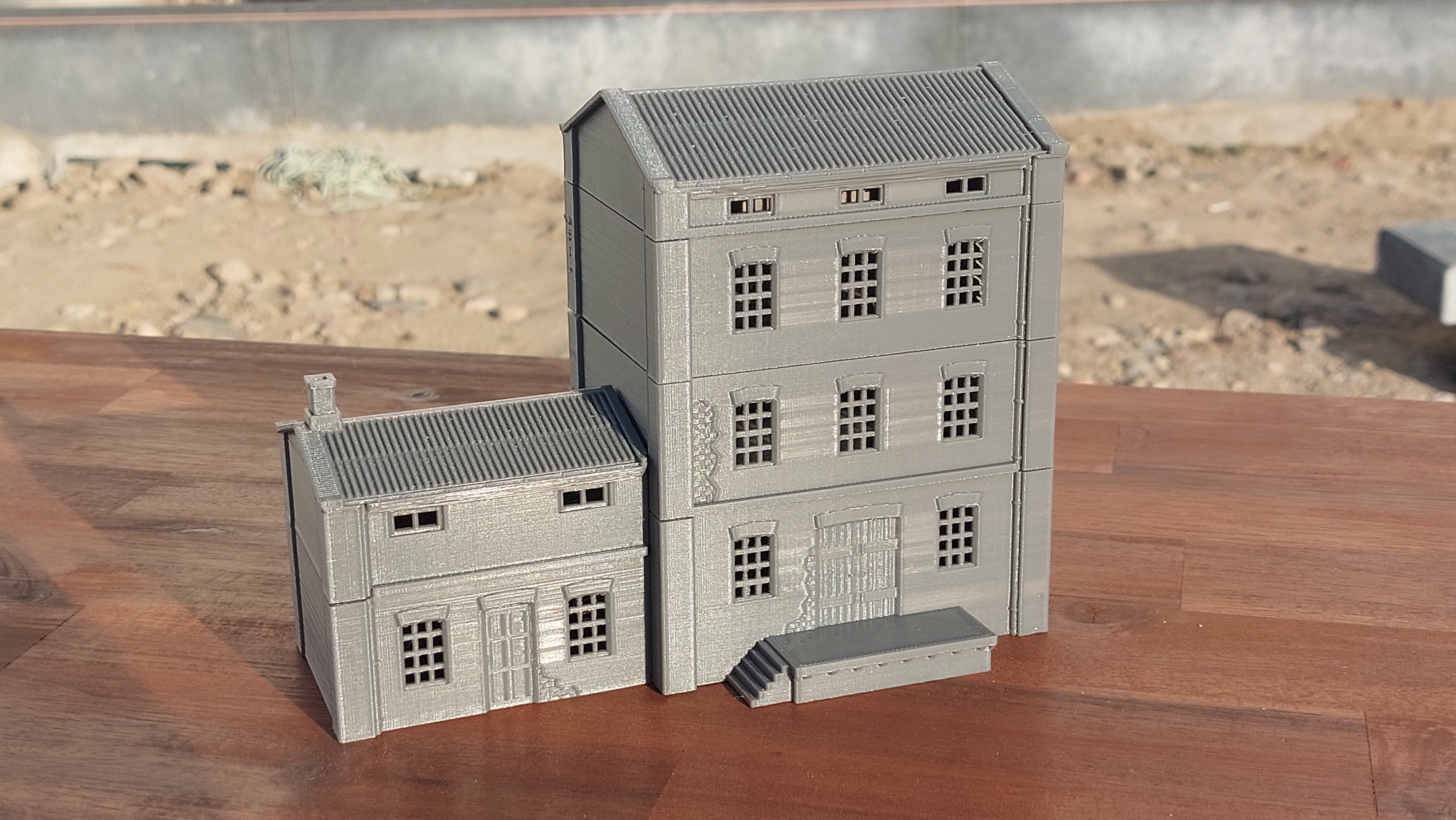 European Industrial Mill Building - WW2 Wargaming by Patrick Miniatures ...