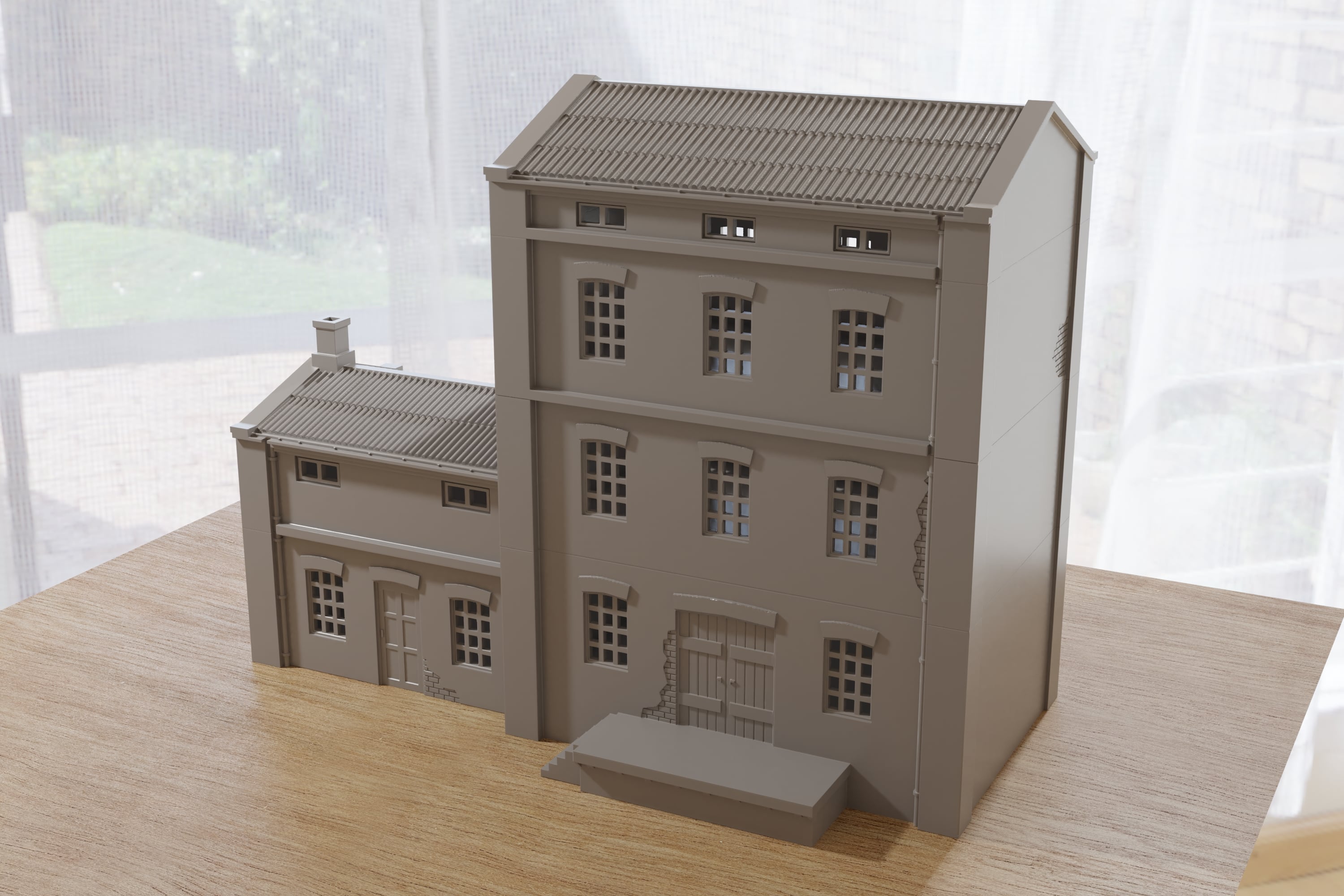 European Industrial Mill Building - WW2 Wargaming by Patrick Miniatures ...