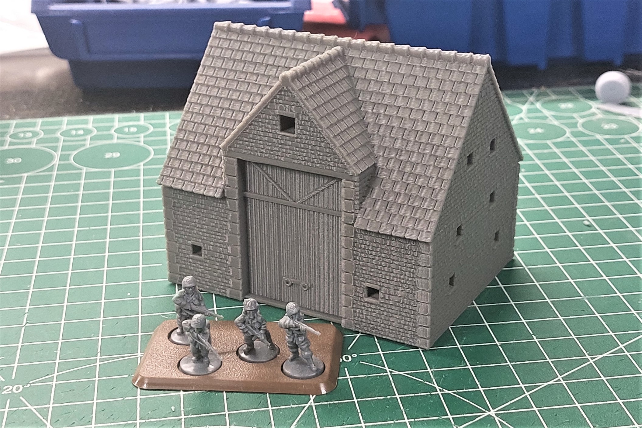 Normandy Farm - Barn - Wargaming Terrain France by Patrick Miniatures ...