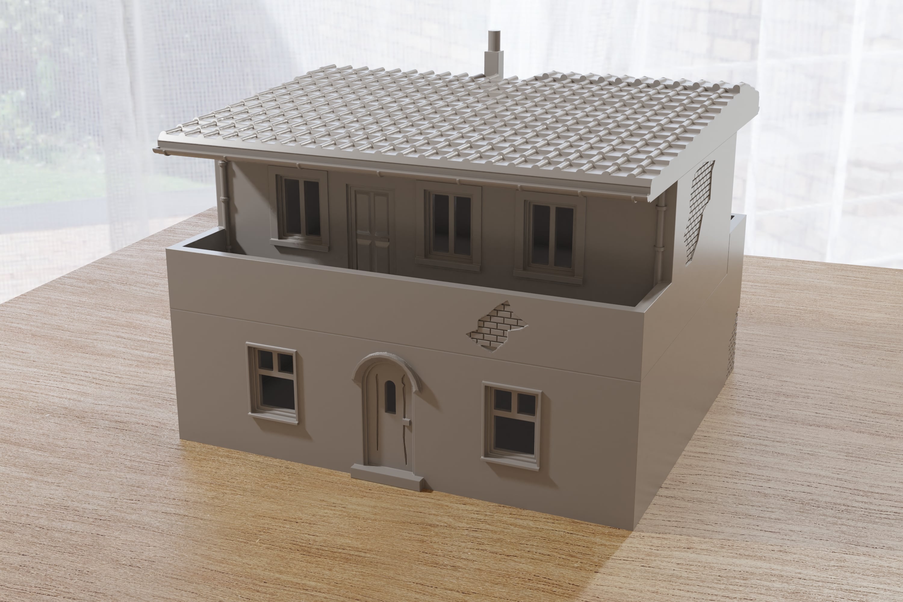 Italian Coastal Rural House Apartments DS T3 - WW2 Wargaming by Patrick ...