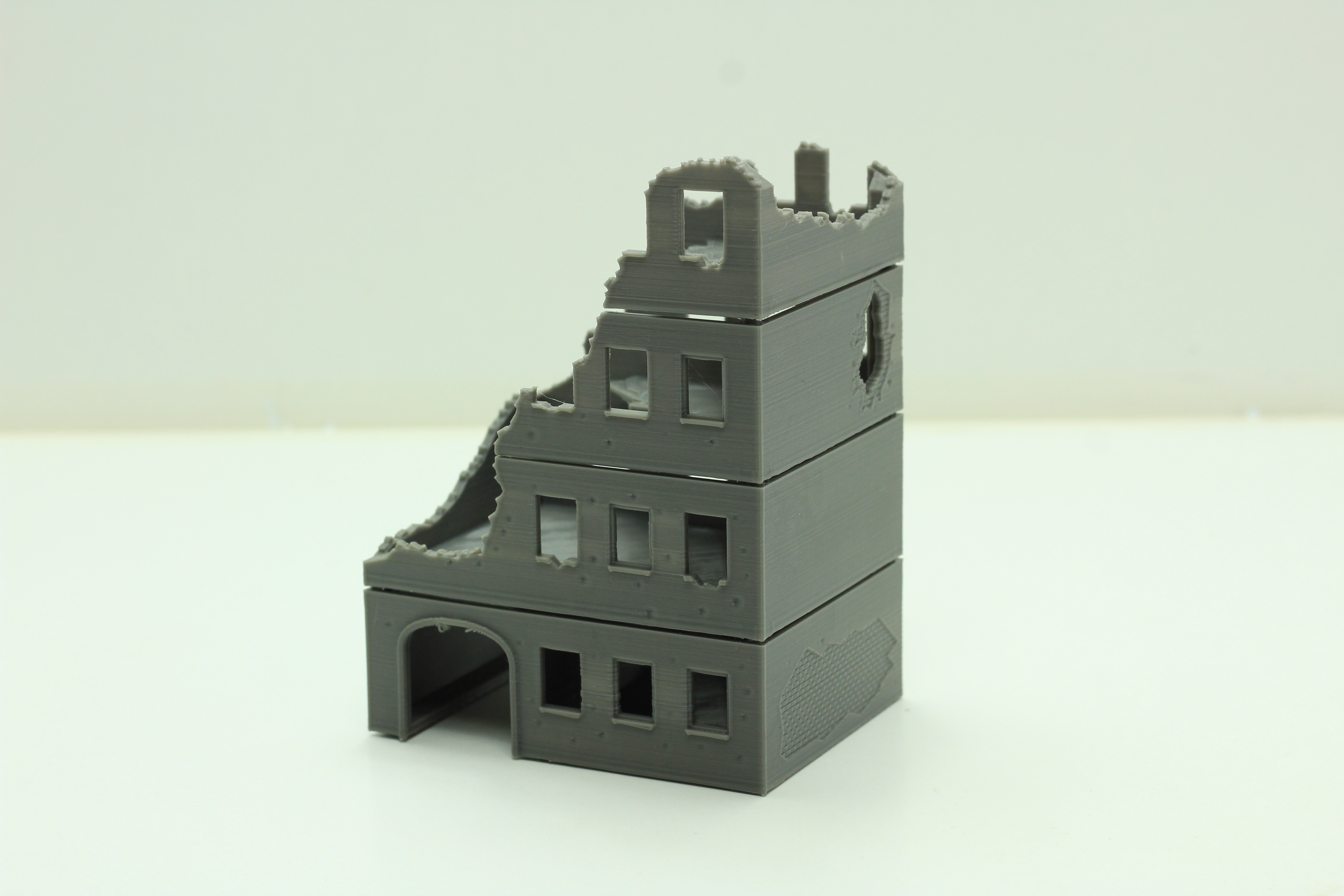 Stalingrad Ruined Tenement Set - WW2 Wargaming Terrain East Front by ...