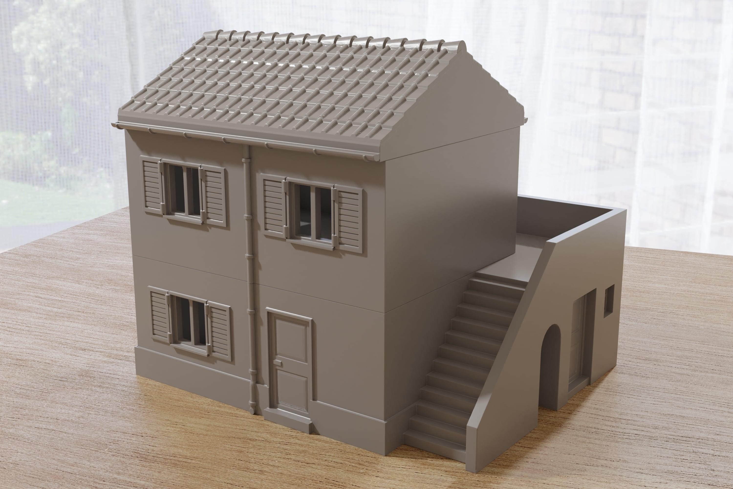 Italian Coastal Rural House DS T2 - WW2 Wargaming by Patrick Miniatures ...