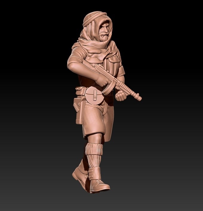 ww2 british SAS - LRDG raider free sample by Kozak - Wargaming3D