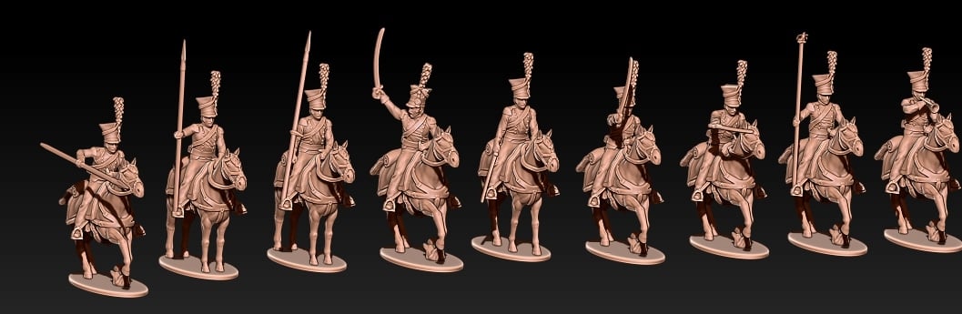 napoleonic polish uhlans by Kozak - Wargaming3D