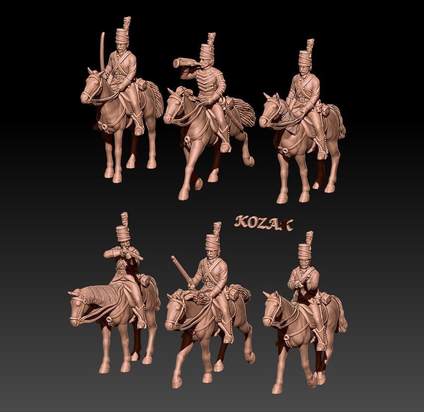 russian mounted jagers 1786-96 set 2 by Kozak - Wargaming3D