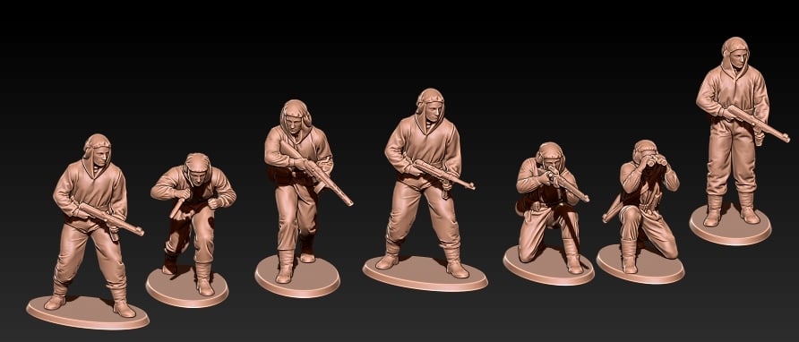 ww2 soviet recon team by Kozak - Wargaming3D