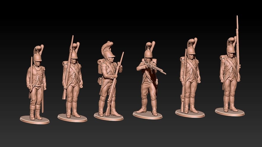 Napoleonic french guard engineers by Kozak - Wargaming3D