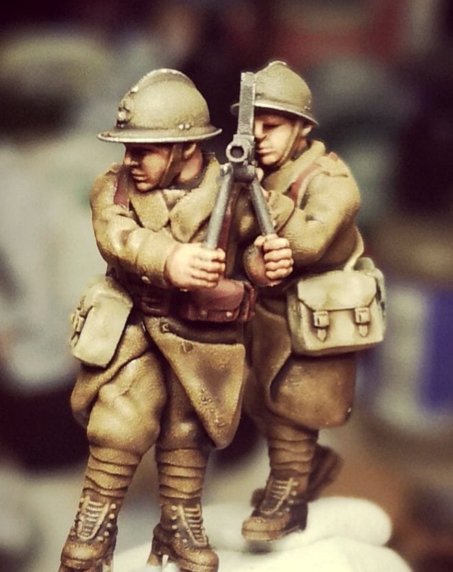 28mm 1940 LMG FIRE TEAM 1 by Colonel Muller Miniatures - Wargaming3D
