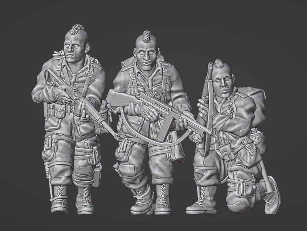 28mm US PARATROOPERS WITH MOHAWK HAIRCUT (MODUL'HEAD VERSION) by ...