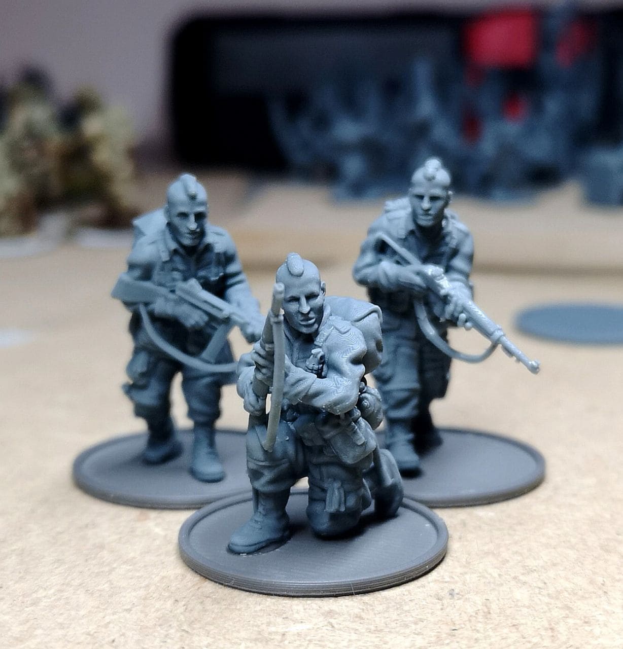 28mm US PARATROOPERS WITH MOHAWK HAIRCUT (MODUL'HEAD VERSION) by ...