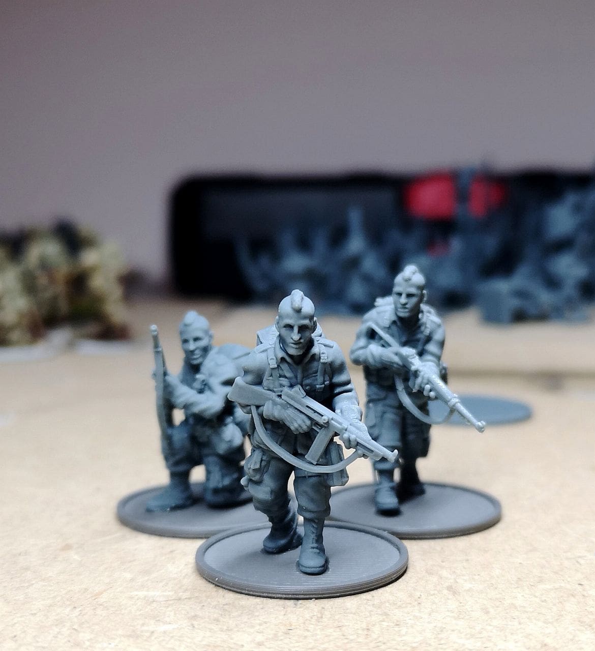 28mm US PARATROOPERS WITH MOHAWK HAIRCUT (MODUL'HEAD VERSION) by ...