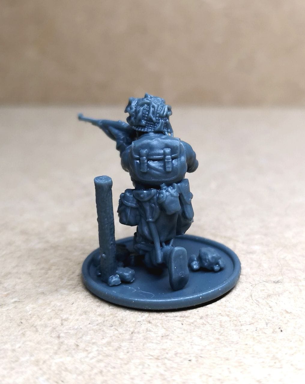 28mm US Paratrooper firing M1 carbine (MODUL-HEAD) by Colonel Muller ...