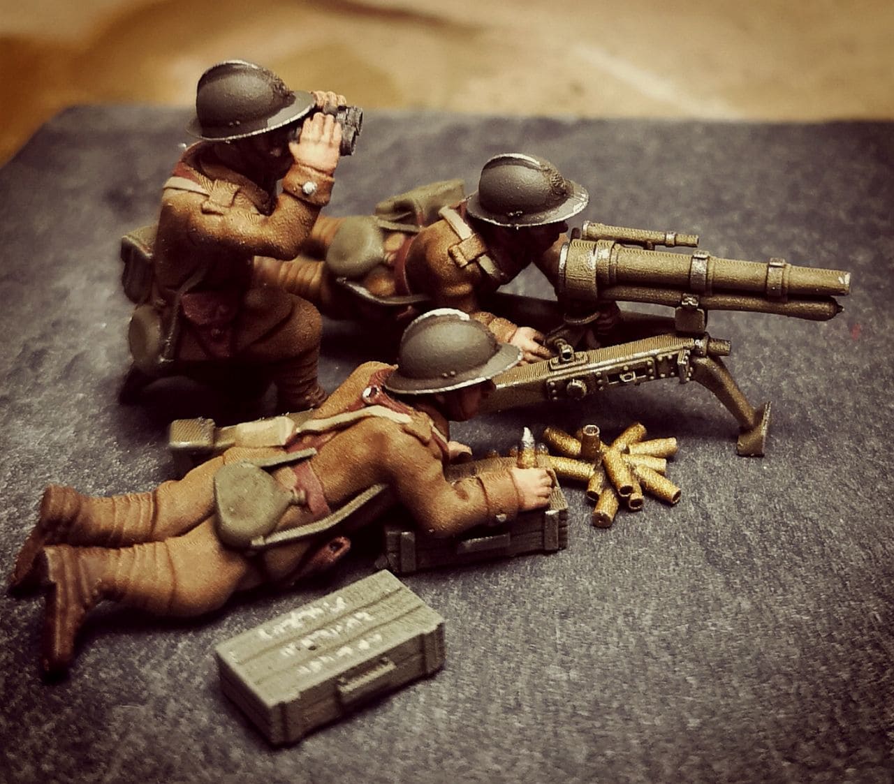 28mm 1940 french SA-16 37mm gun (with sandbags) by Colonel Muller ...