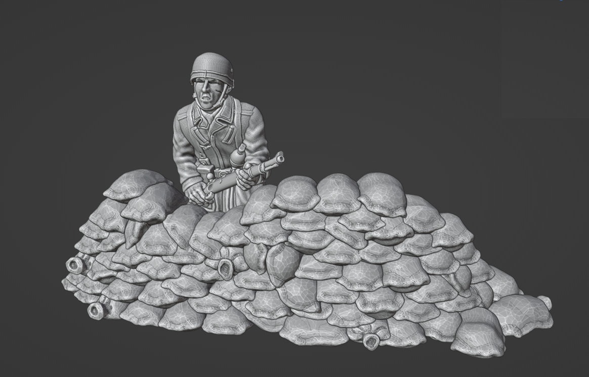 28mm SANDBAG COMBAT EMPLACEMENTS (rescalable) by Colonel Muller ...