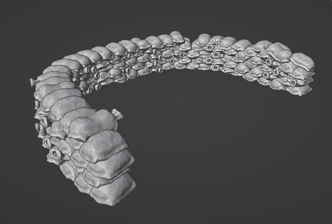 28mm SANDBAG COMBAT EMPLACEMENTS (rescalable) by Colonel Muller ...