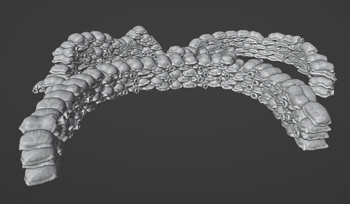 28mm SANDBAG COMBAT EMPLACEMENTS (rescalable) by Colonel Muller ...