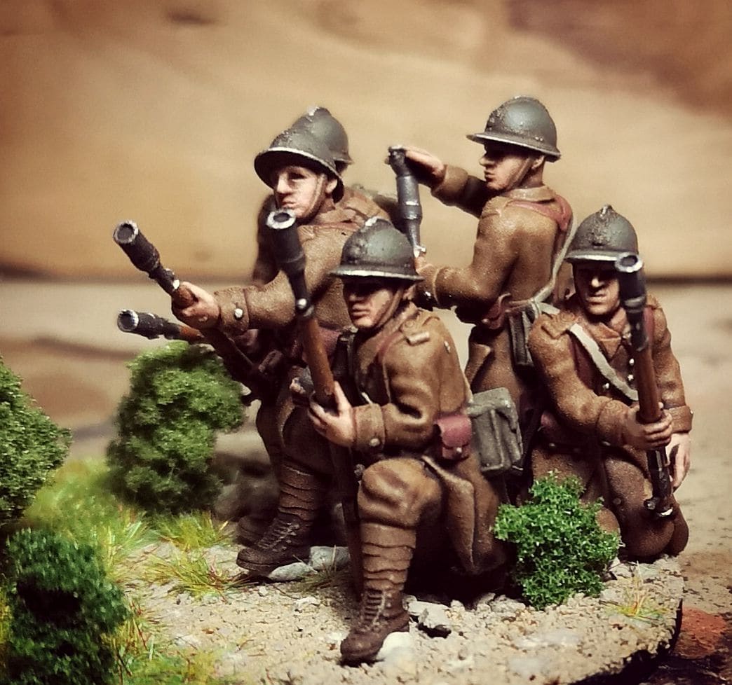 28mm 1940 french reserve VB grenade launcher by Colonel Muller ...