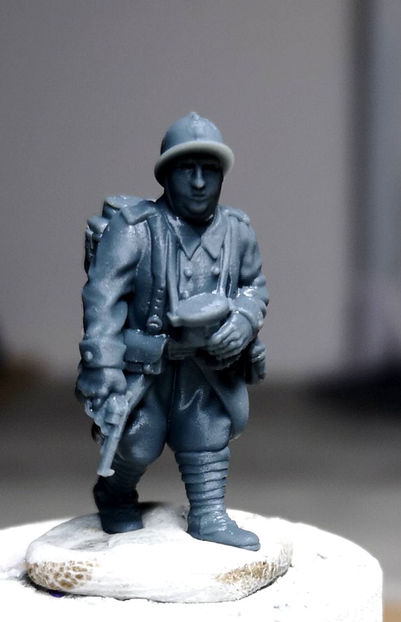 WW2 28mm French Reserve NCO by Colonel Muller Miniatures - Wargaming3D