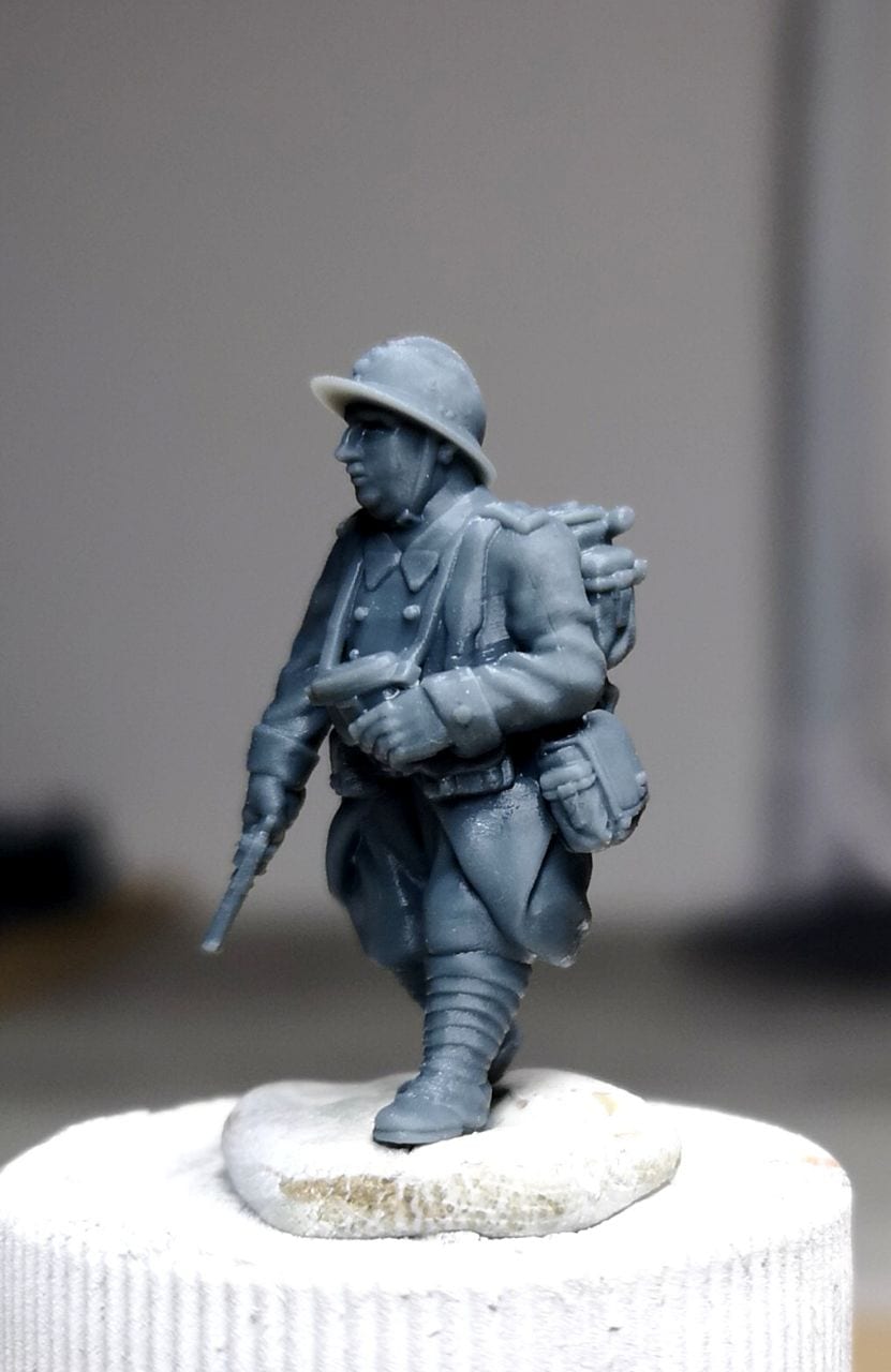 WW2 28mm French Reserve NCO by Colonel Muller Miniatures - Wargaming3D