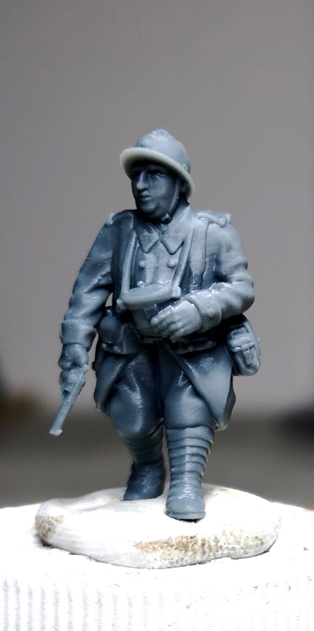 WW2 28mm French Reserve NCO by Colonel Muller Miniatures - Wargaming3D