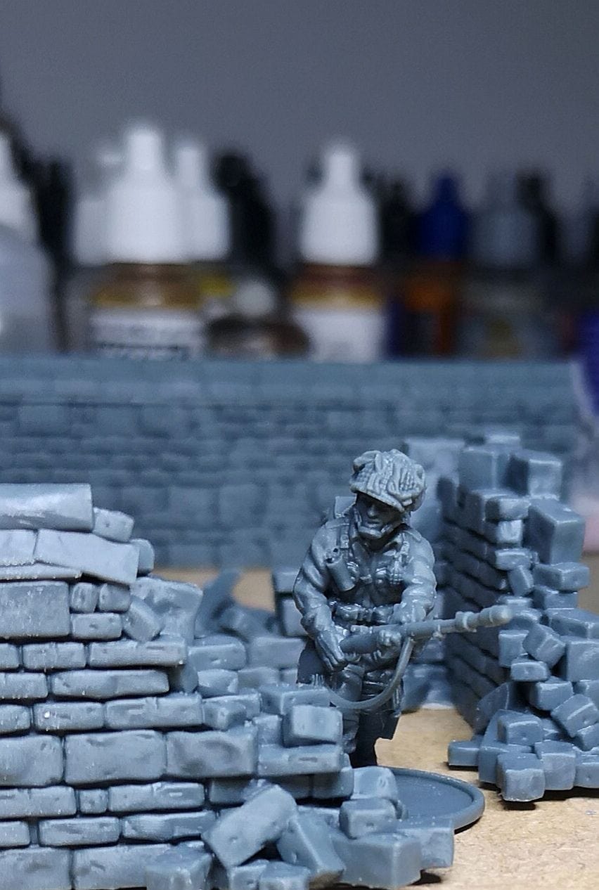 28mm US Paratroopers M1 Garand & M7 GL by Colonel Muller Miniatures ...