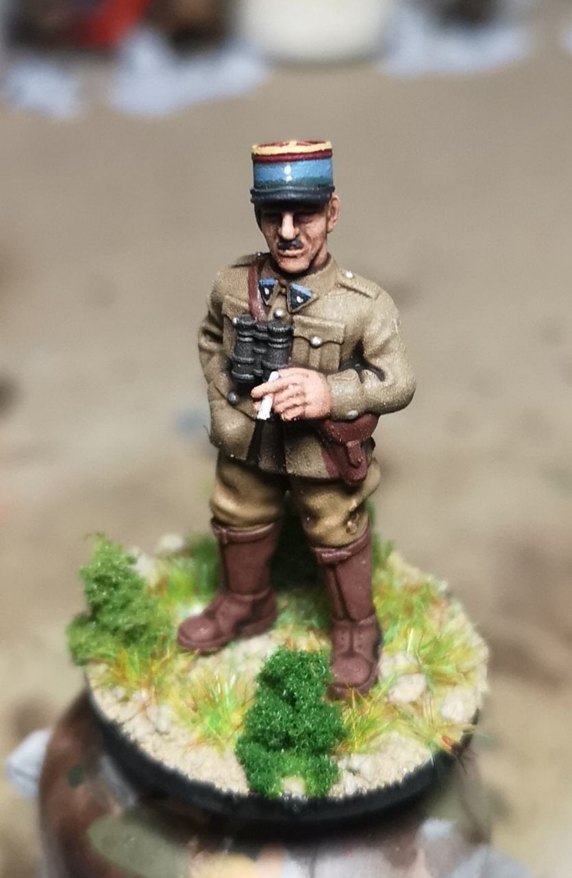 28mm 1940 French officer (NEW VARIANTS) by Colonel Muller Miniatures ...