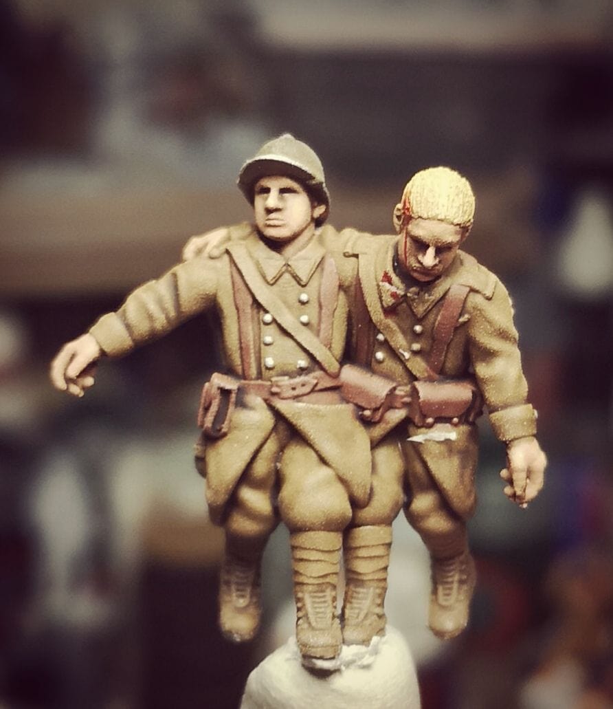28mm 1940 field medical post by Colonel Muller Miniatures - Wargaming3D