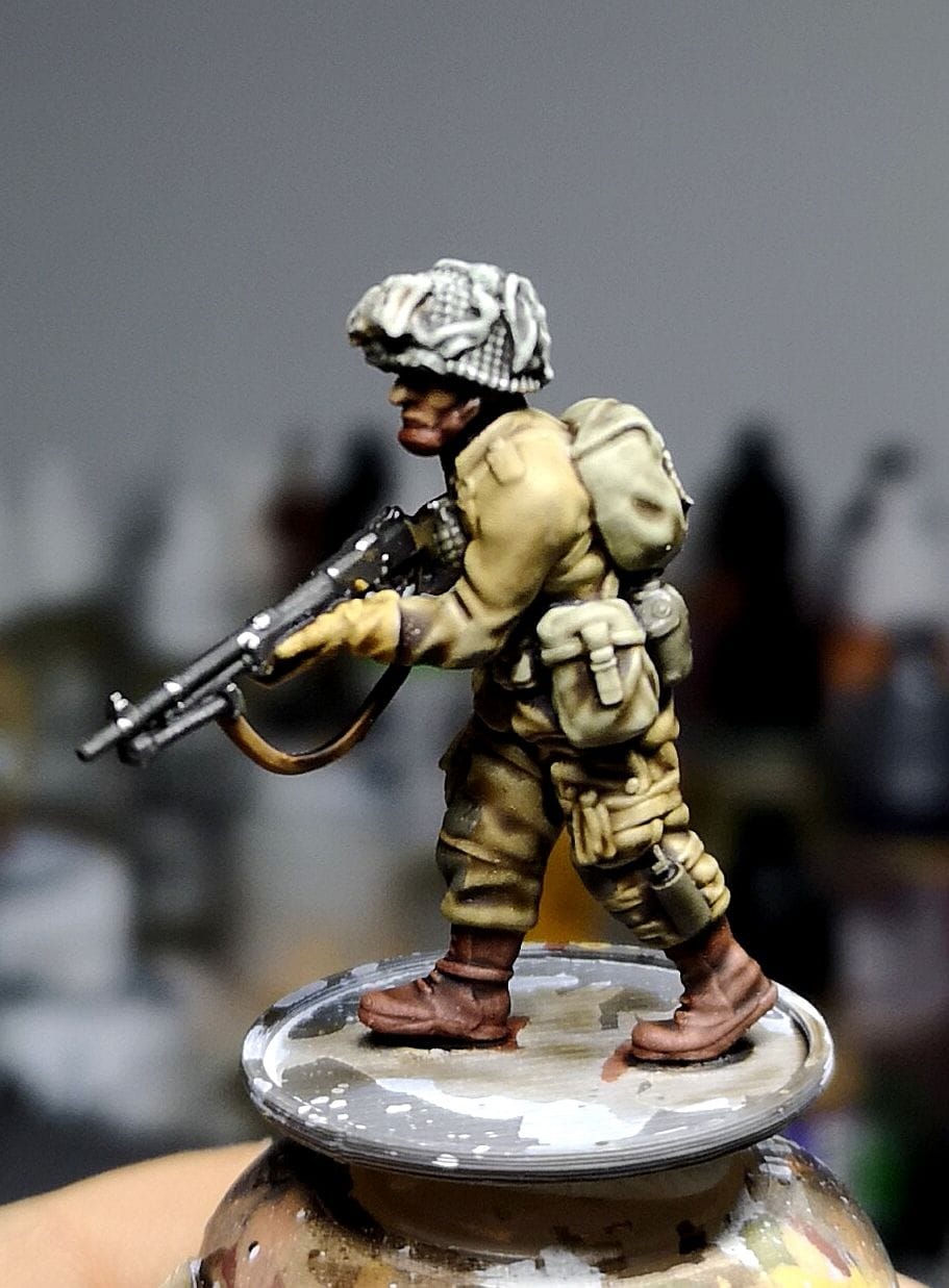 WW2 28mm US PARATROOPER WITH BAR by Colonel Muller Miniatures - Wargaming3D