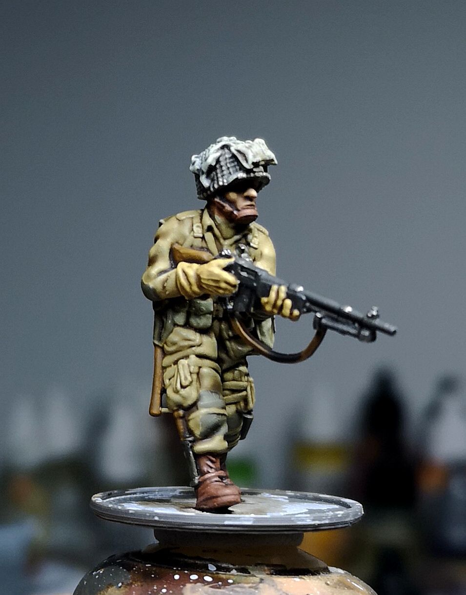 WW2 28mm US PARATROOPER WITH BAR by Colonel Muller Miniatures - Wargaming3D