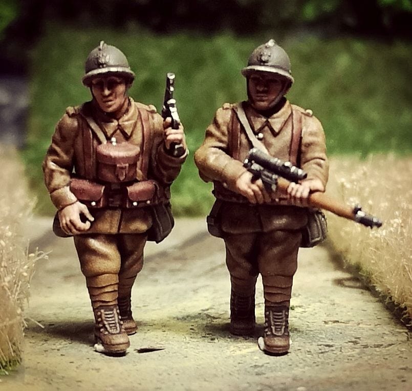 28mm french sniper team 2 by Colonel Muller Miniatures - Wargaming3D