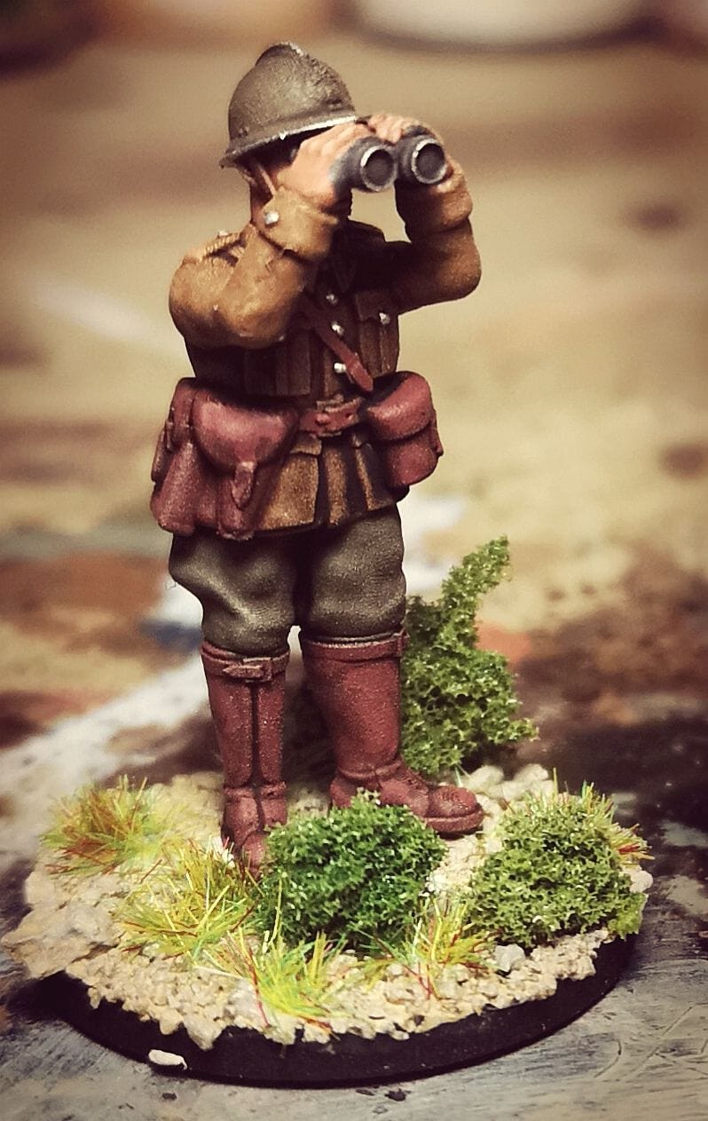 28mm 1940 french HQ by Colonel Muller Miniatures - Wargaming3D