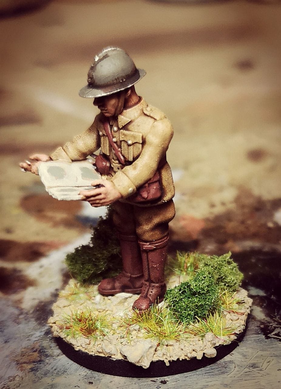 28mm 1940 french HQ by Colonel Muller Miniatures - Wargaming3D