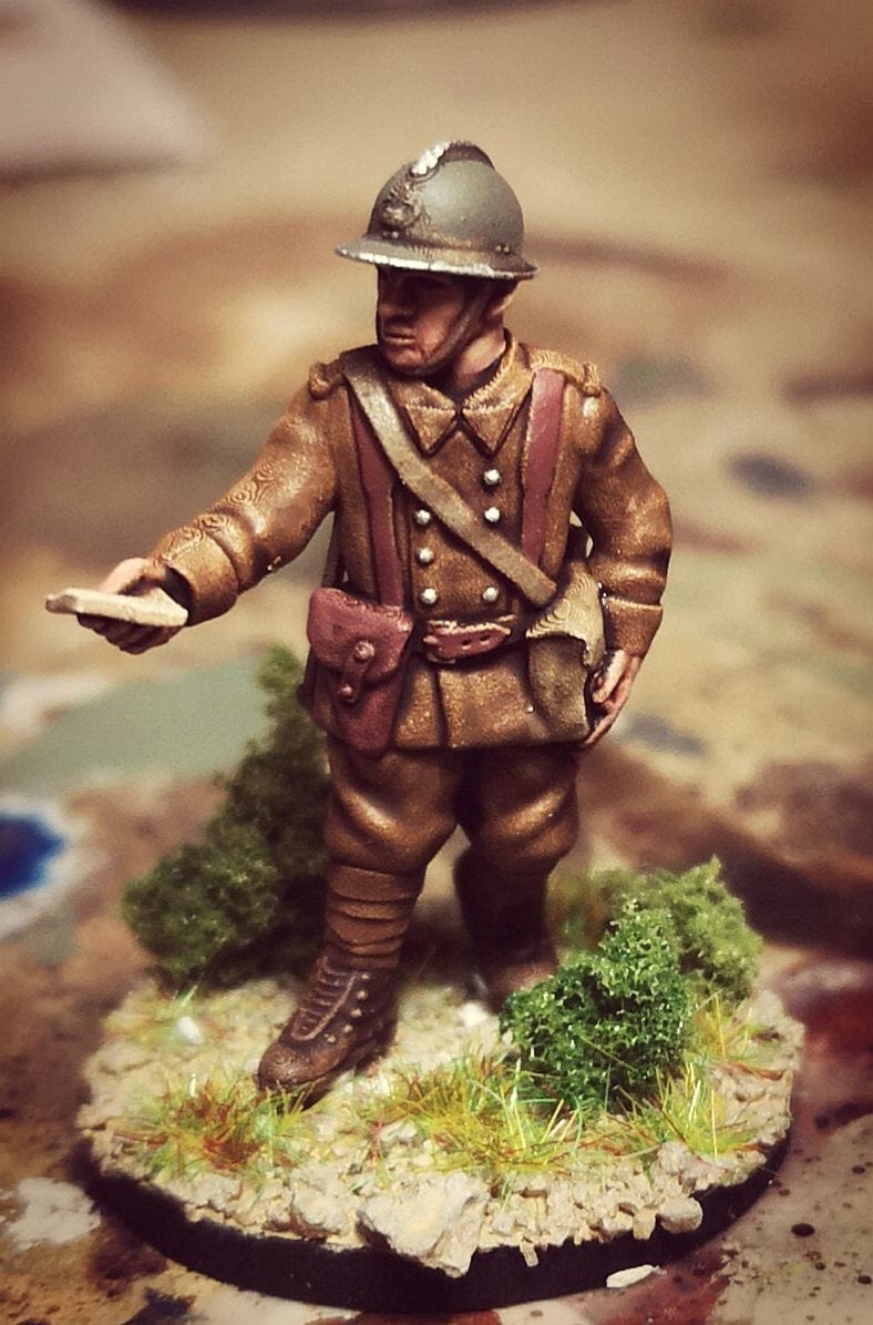 28mm 1940 french HQ by Colonel Muller Miniatures - Wargaming3D