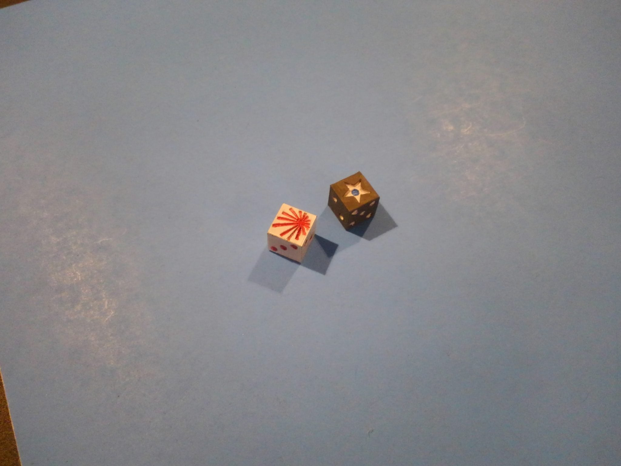 Rising Sun and Uncle Sam dice by Qwibqwib - Wargaming3D