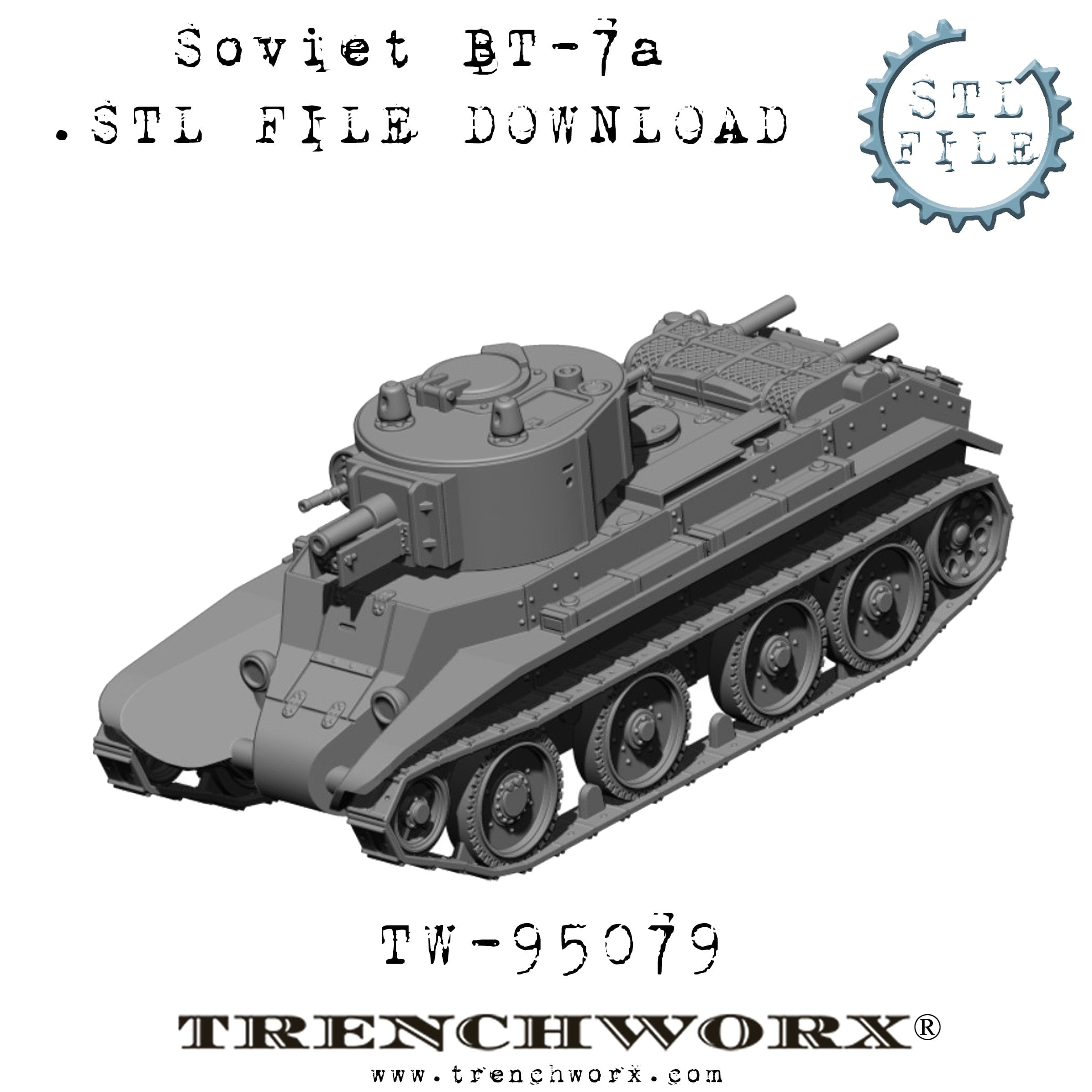 Soviet BT-7a by Trenchworx - Wargaming3D