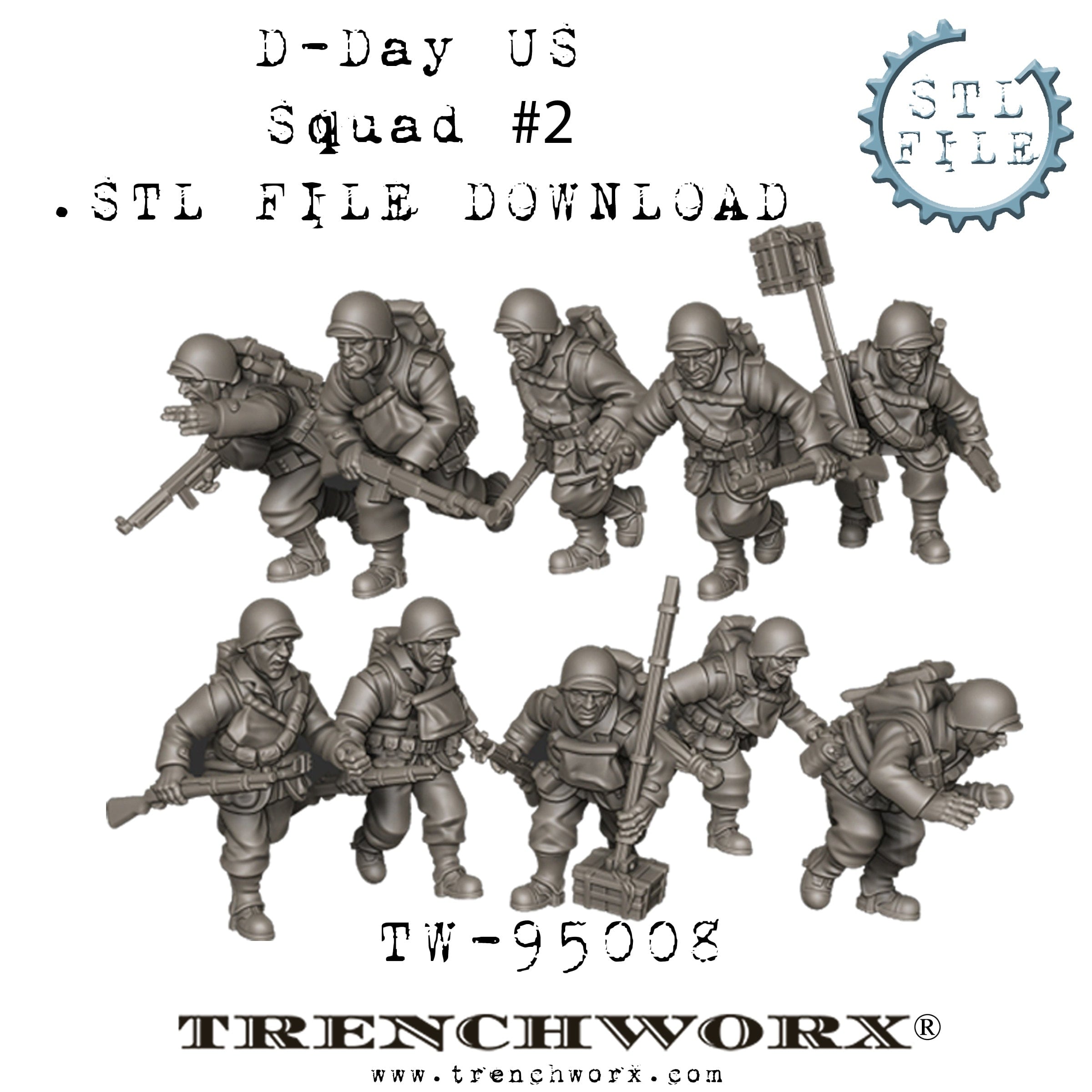 D-Day U.S. Landing Force by Trenchworx - Wargaming3D
