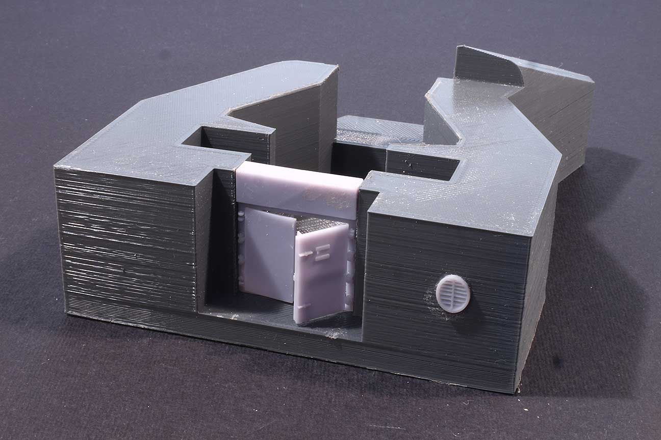 WW2 D-Day Atlantic Wall German Bunker - R677 casemate for 7.5cm Pak 40 ...