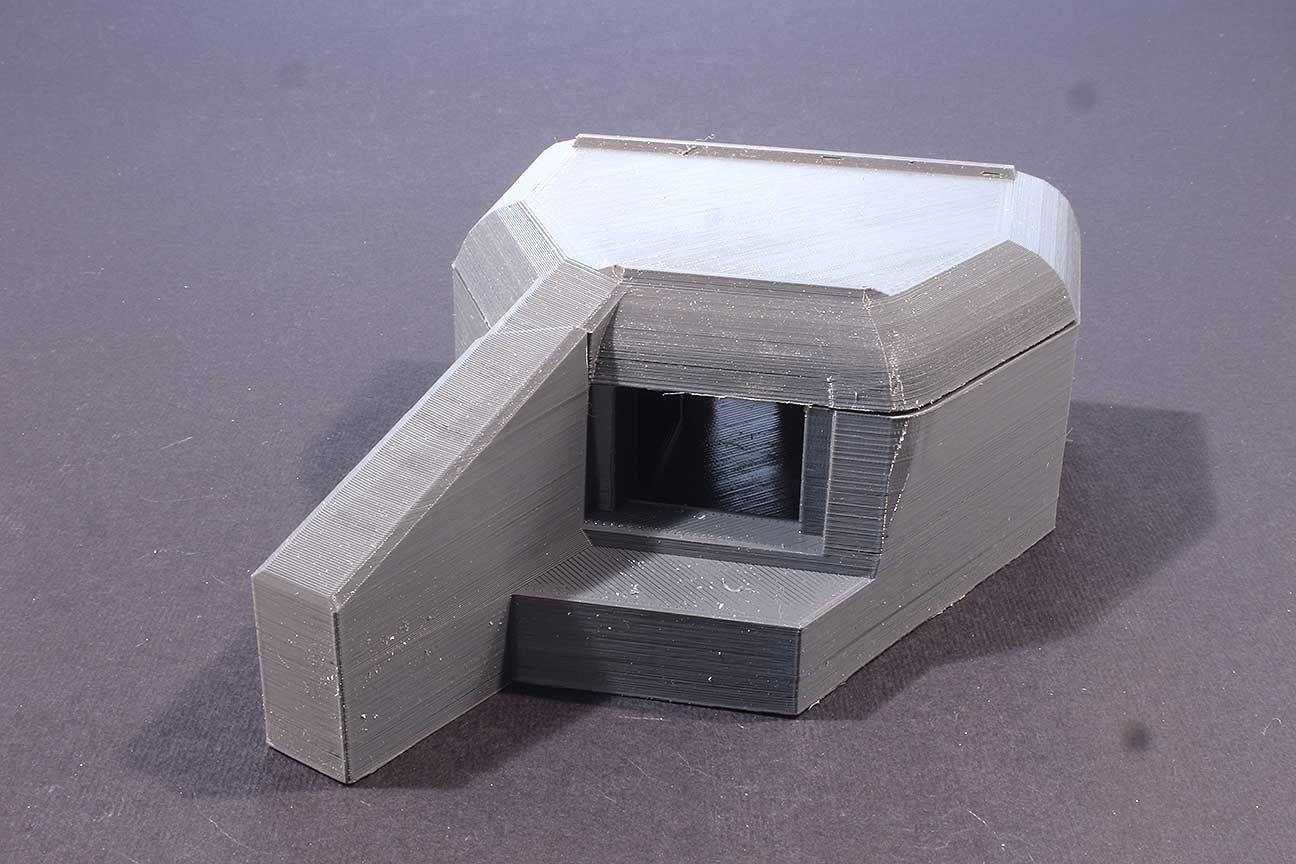 WW2 D-Day Atlantic Wall German Bunker - R677 casemate for 7.5cm Pak 40 ...