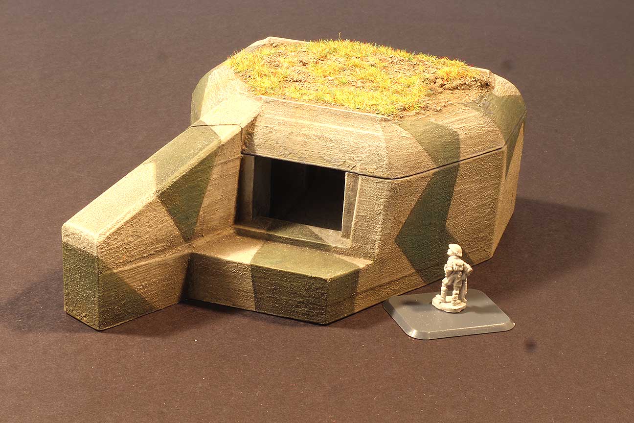 WW2 D-Day Atlantic Wall German Bunker - R677 casemate for 7.5cm Pak 40 ...