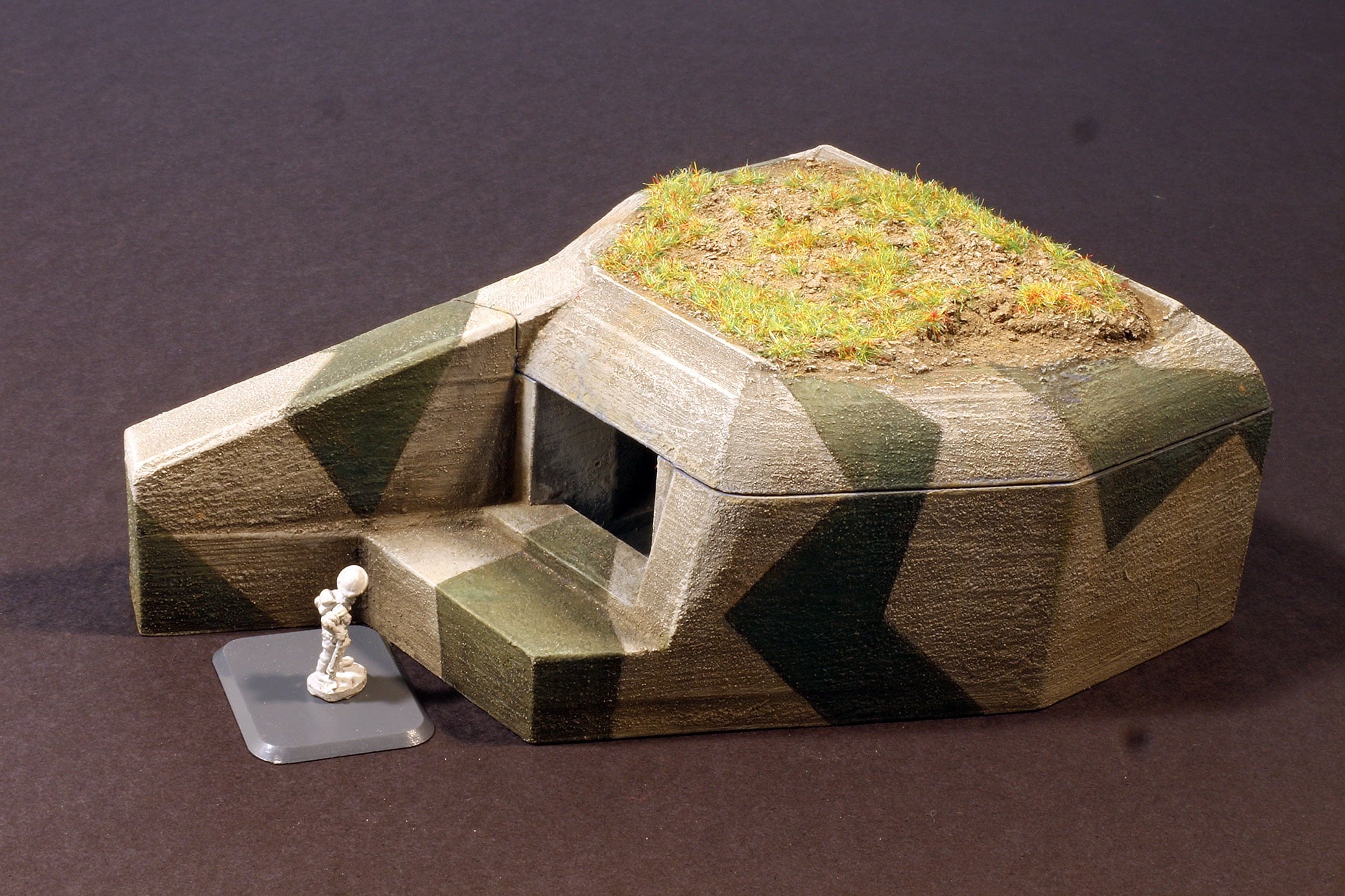 WW2 D-Day Atlantic Wall German Bunker - R677 casemate for 7.5cm Pak 40 ...