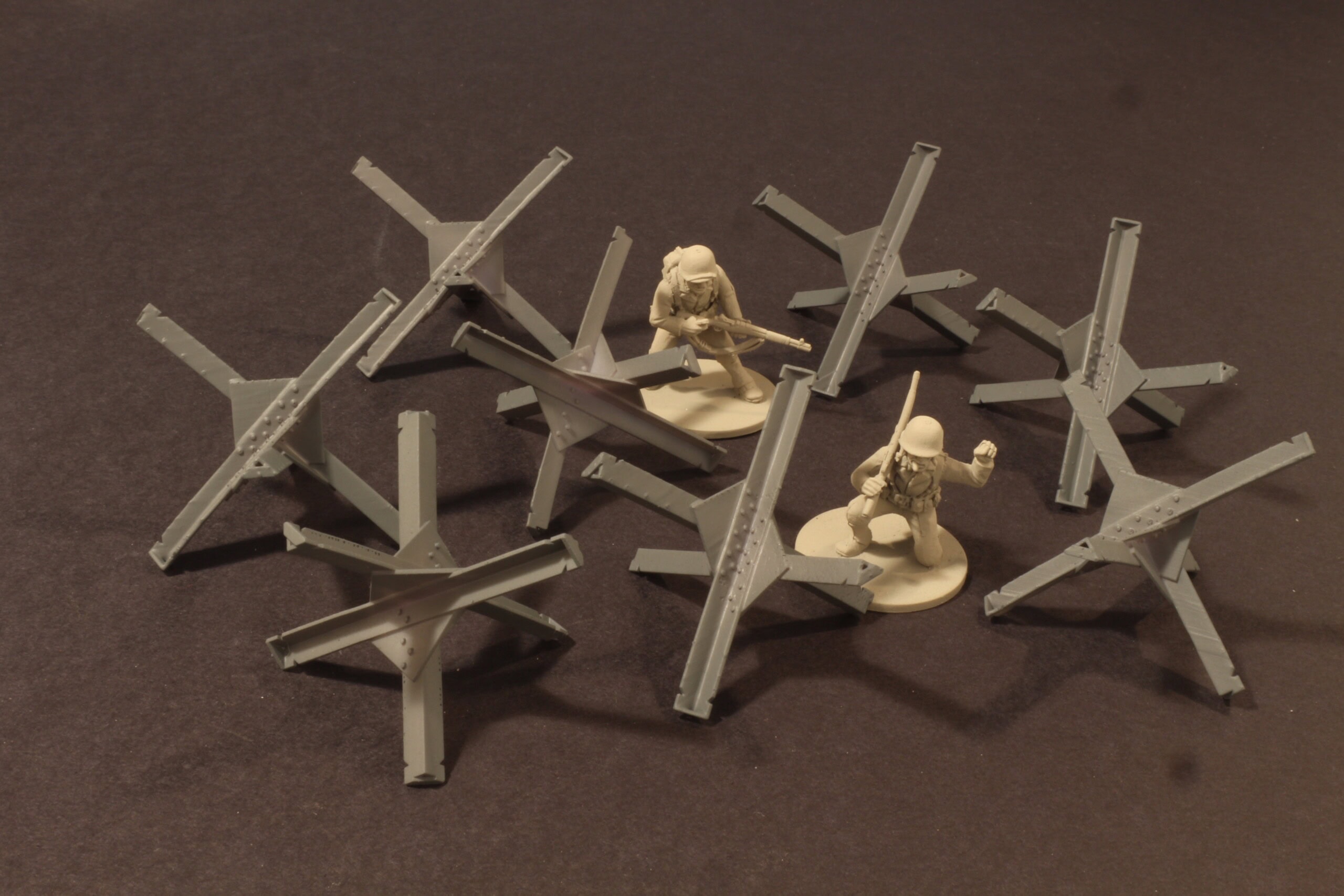 Normandy beach anti-tank Czech hedgehog by DREAMS STUDIO - Wargaming3D