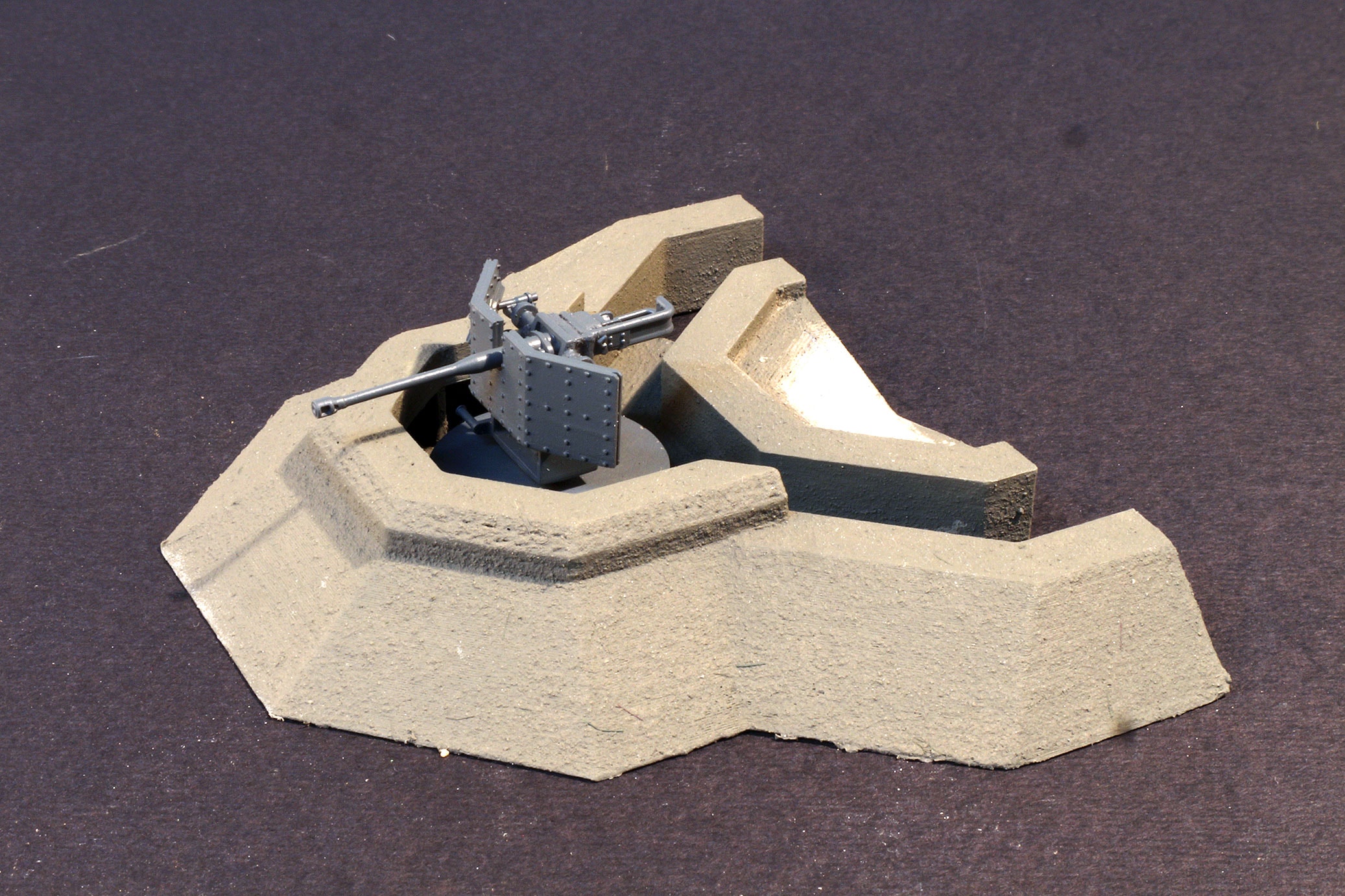 WW2 D-Day Atlantic Wall German Bunker - R600 gun emplacement for 5cm ...