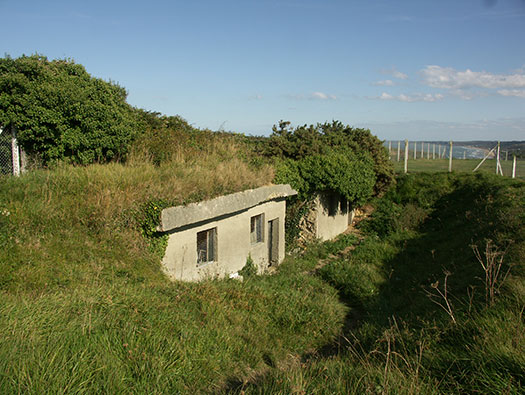 WW2 D-Day Atlantic Wall German - 5 service bunkers (including personnel ...