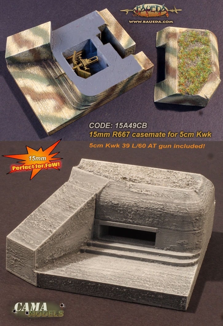 WW2 D-Day Atlantic Wall German Bunker - R667 Kleinschartenstand ...