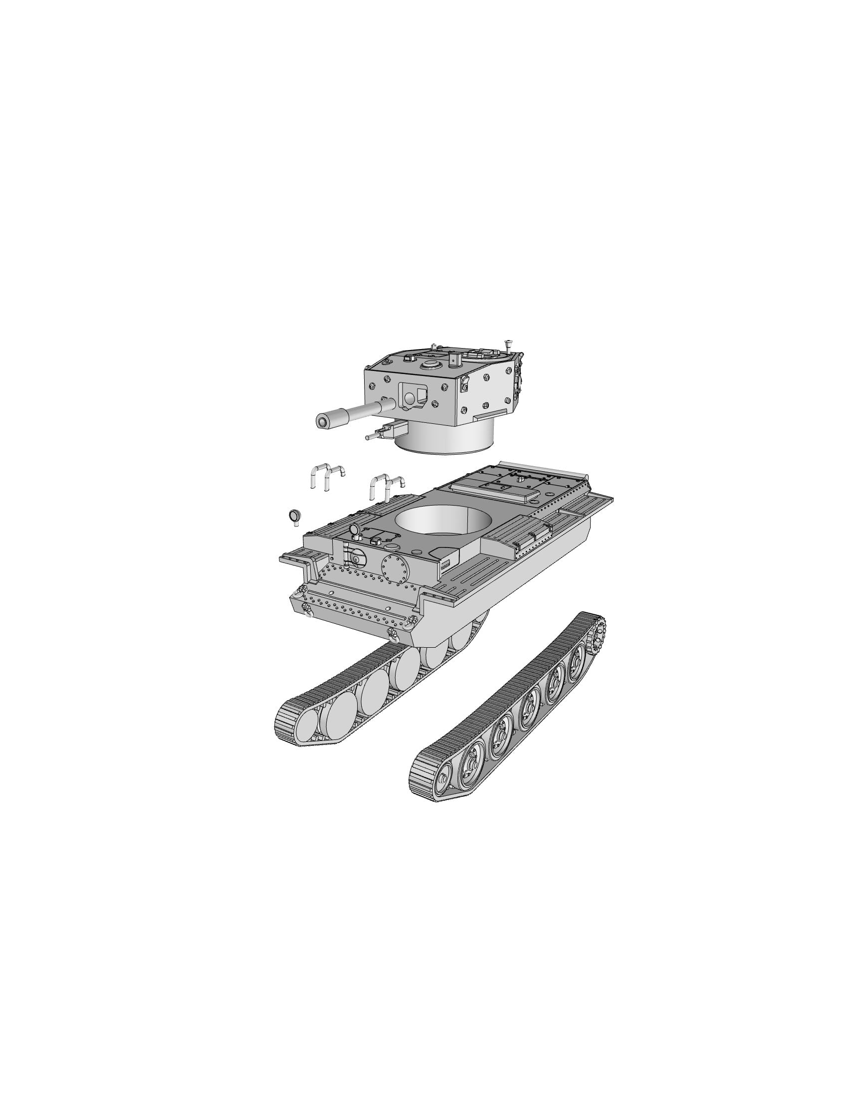 Centaur Mark IV 1/56 (28mm) British by Print your tank - Wargaming3D